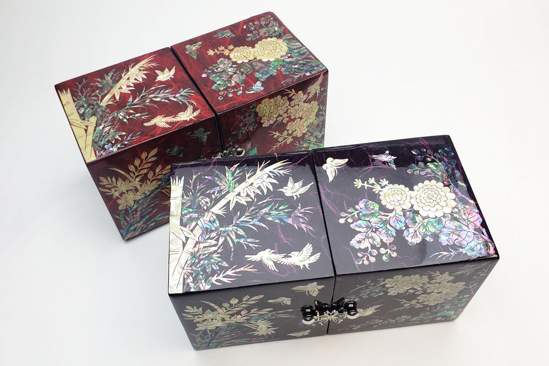 Sagunja Najeon Chilgi Folding Jewelry Box - Etsy