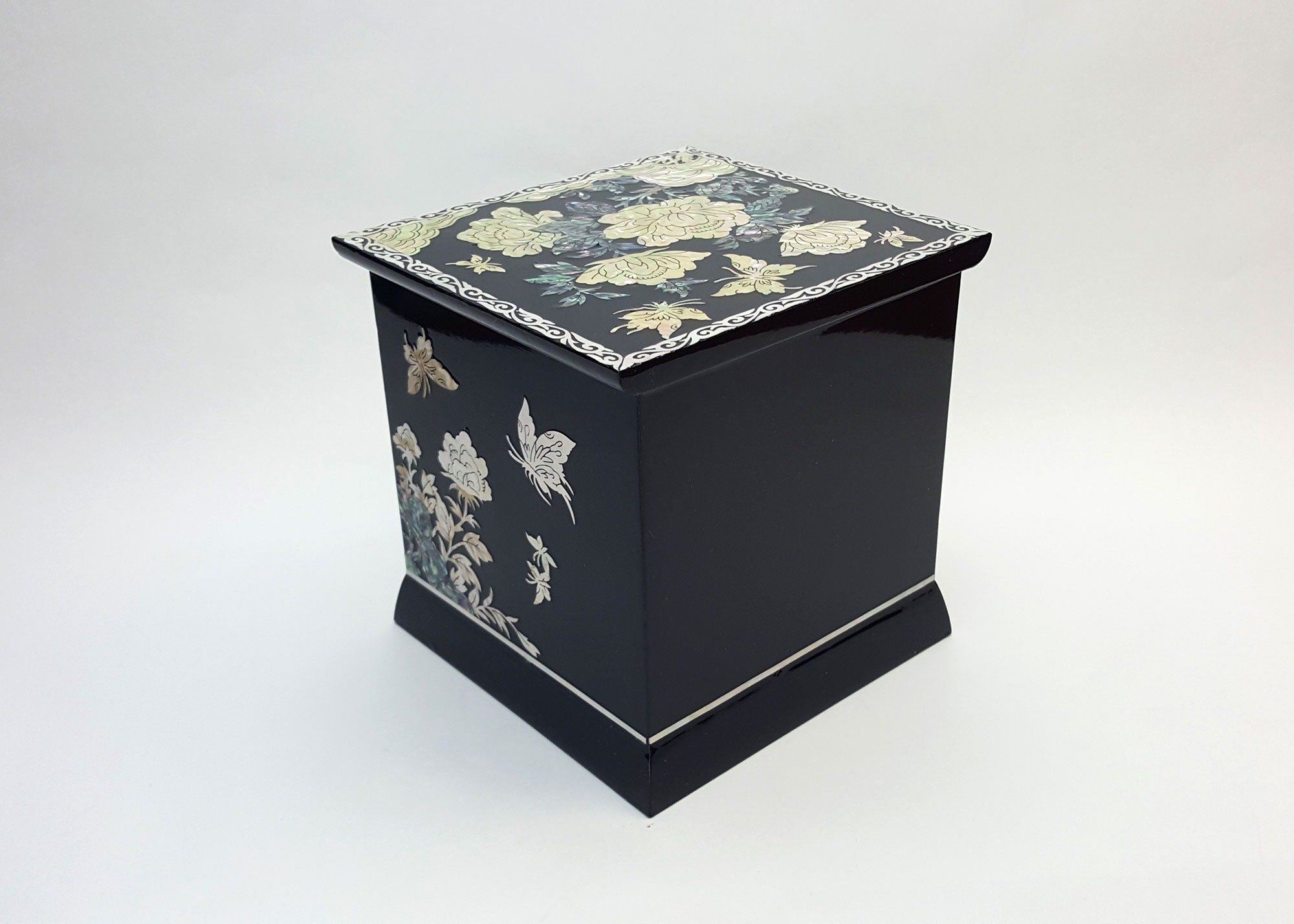Najeon Chilgi 2 Drawer Jewel Box Traditional Korean Mother of Pearl ...
