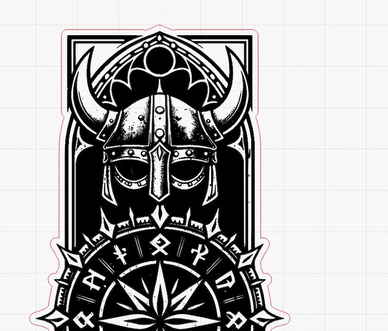 Viking Bookmark Bundle SVG | Norse Mythology Laser Engraving Files ...