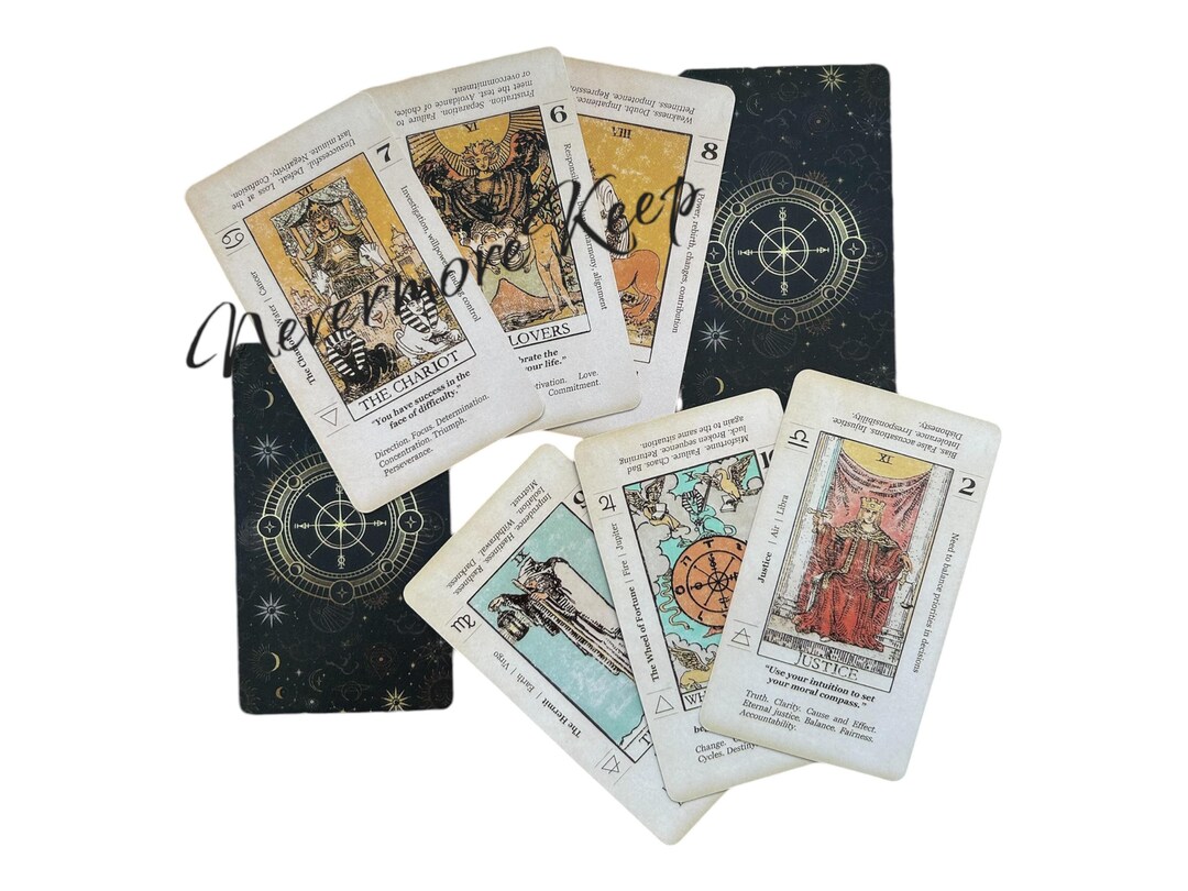 Tarot Cards for Beginners DENTED BOX Meaning Tarot Cards 78pcs Keyword ...