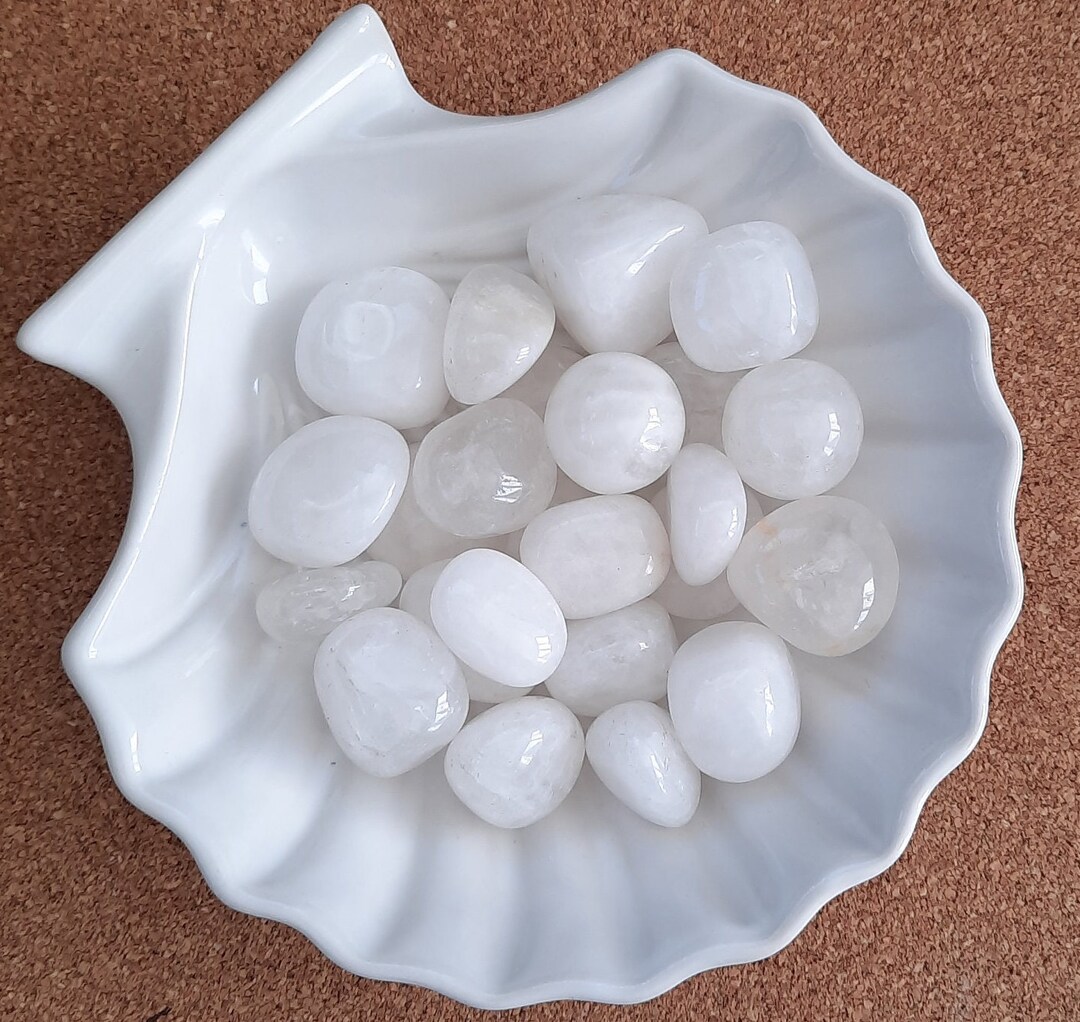 Clear Quartz Tumbled Gemstones Harmony Calmness Metaphysical Polished ...