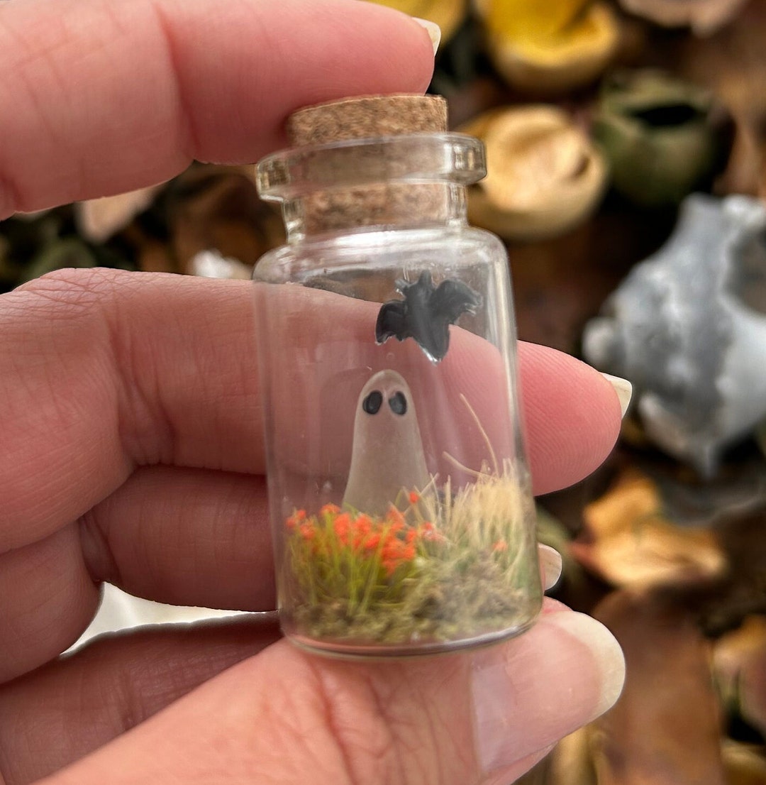 Adopt a Ghost in a Jar 10 Glows in the Dark Ghost Spirit Adoption OOAK ...