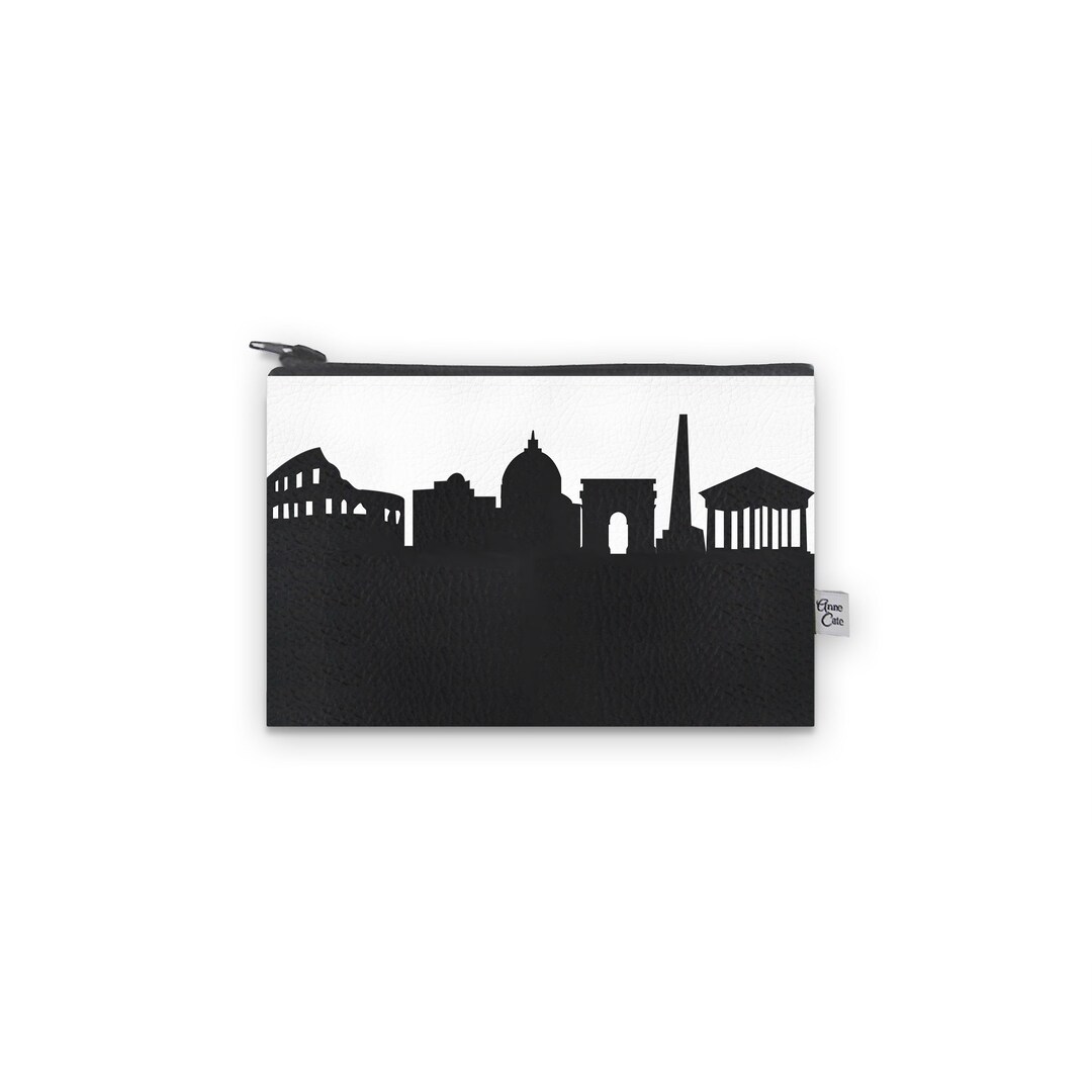 Rome Italy Skyline Vegan Leather Mini Wallet | Birthday Gift | Going ...