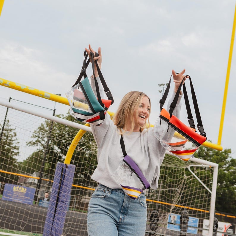 Washington Commanders Football Stadium Clear Stripe Game Day Fanny Pack ...