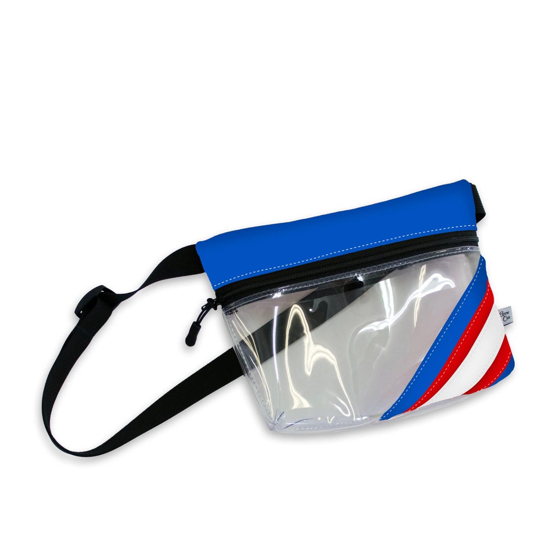 Chicago Cubs Baseball Ballpark Clear Stripe Game Day Fanny Pack | MLB ...