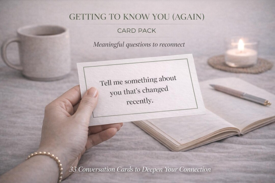 Getting to Know You (again) – Couples Conversation Card Deck ...