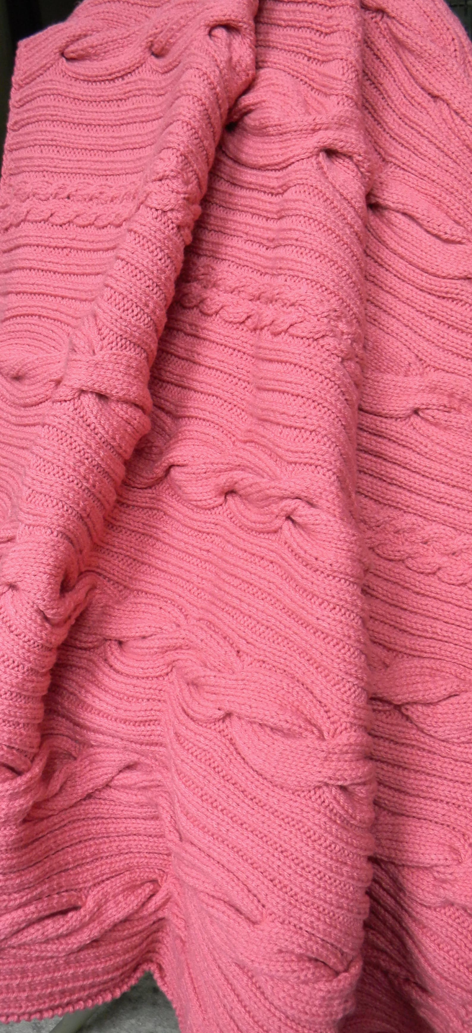 Salmon Pink Throw - Etsy