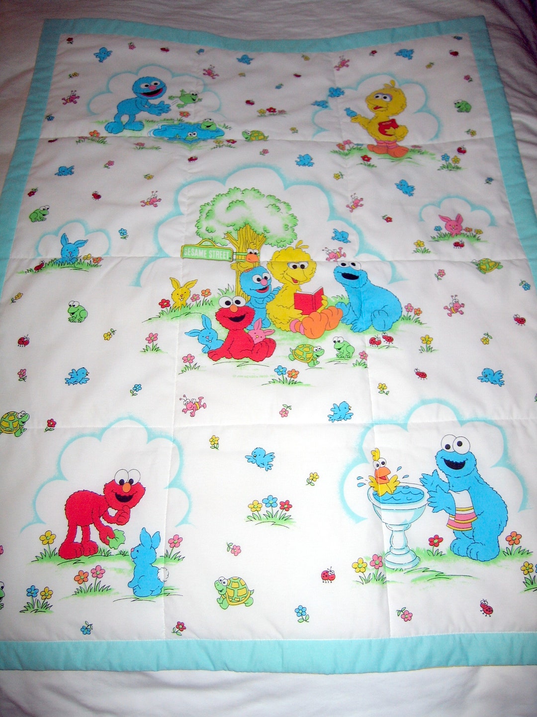 Cartoon Character Quilted Comforter Blanket With Pillow Case - Etsy