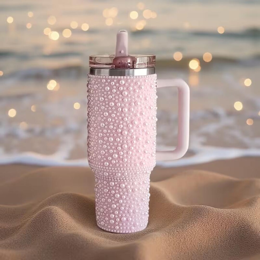 PINK PEARL Pretty Girlie TUMBLR 40 Oz - Etsy