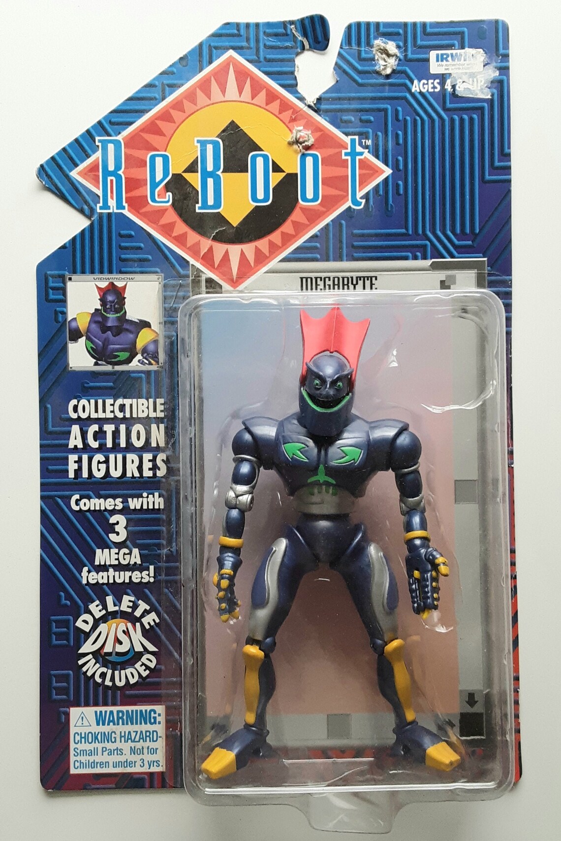 Megabyte Reboot Animated Action Figure Version 1 Mint in | Etsy