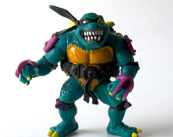 SLASH TMNT Action Figure Bad Turtle 1990 Teenage Mutant - Etsy