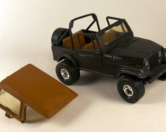 Vintage Black JEEP CJ Metal by ERTL Rare 1980s - Etsy