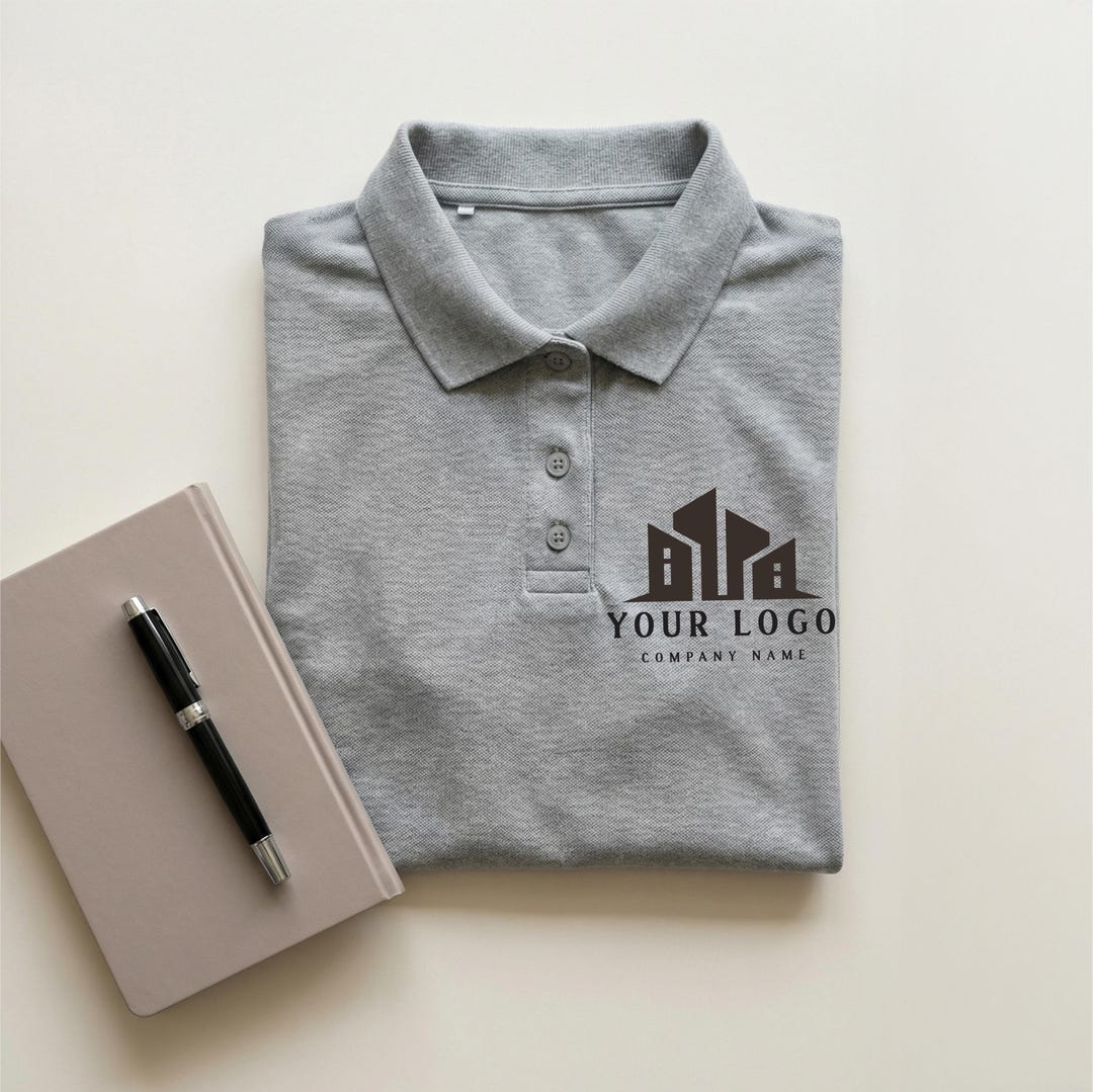 Custom Polo Shirt: Personalized Business Logo Print Tee - Etsy