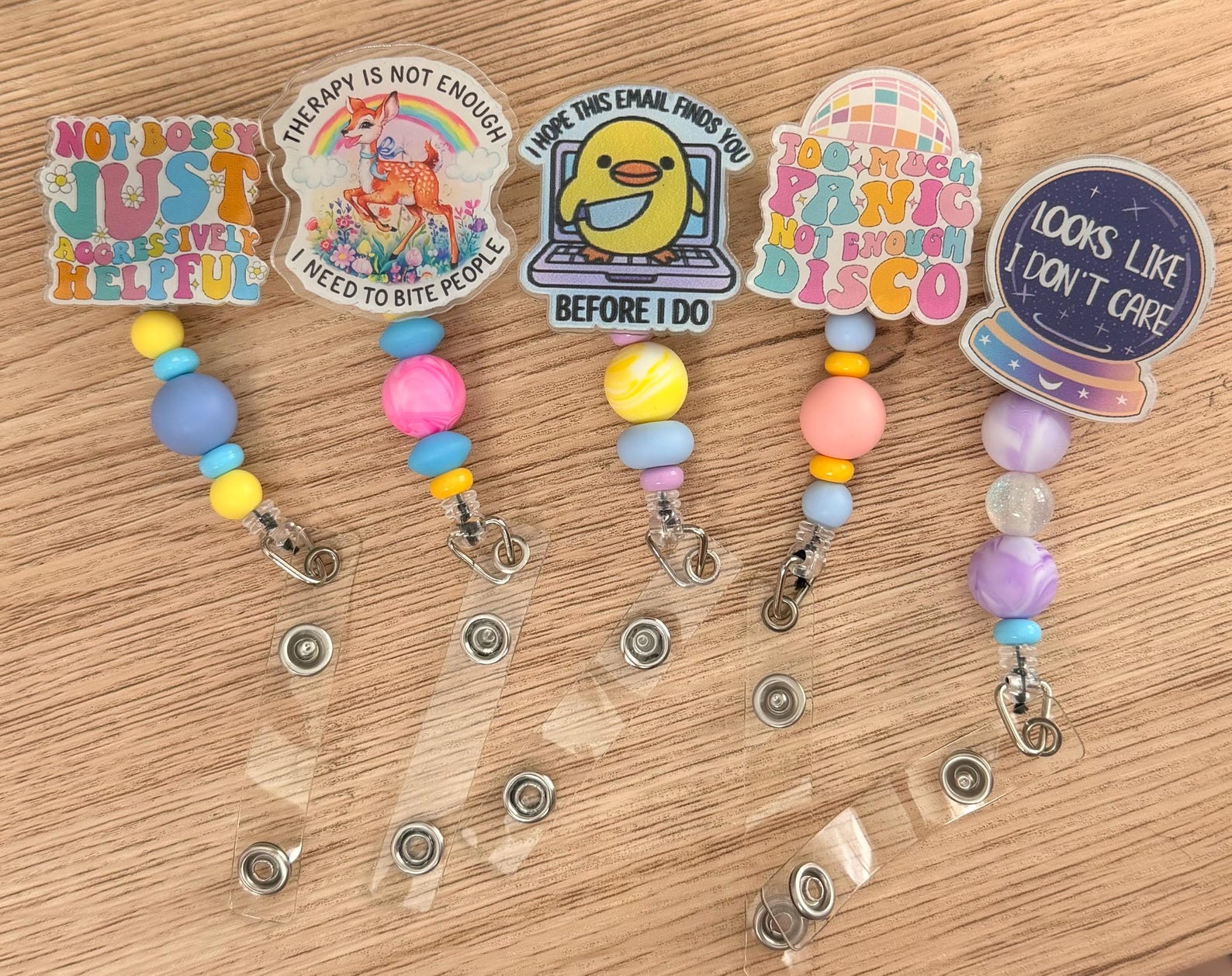 Nurse, Beaded, Retractable Badge Reel | Funny | Cute | Free Shipping ...