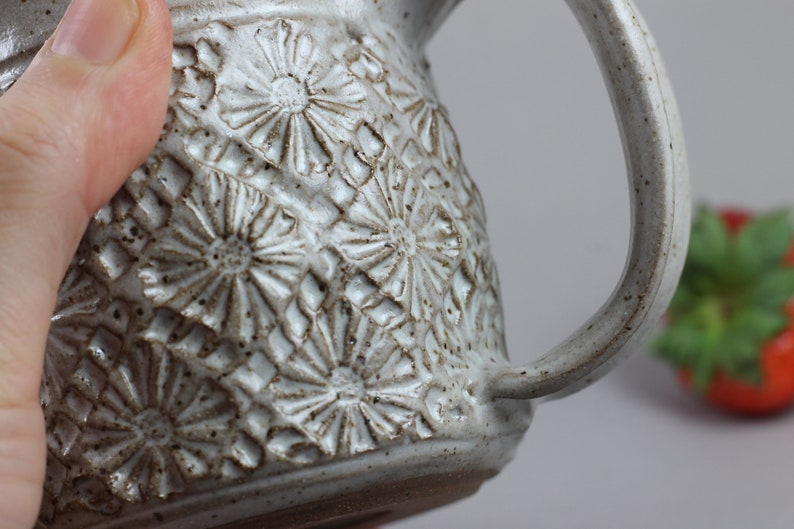 Ceramic Tankard Mug 10oz Stamp Texture - Etsy