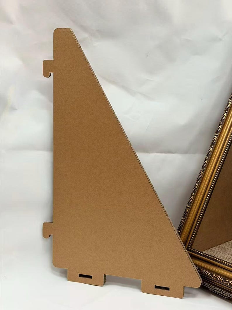 Starry Night Cat Scratcher Box, Van Gogh Cat Art Furniture, Purr Under ...