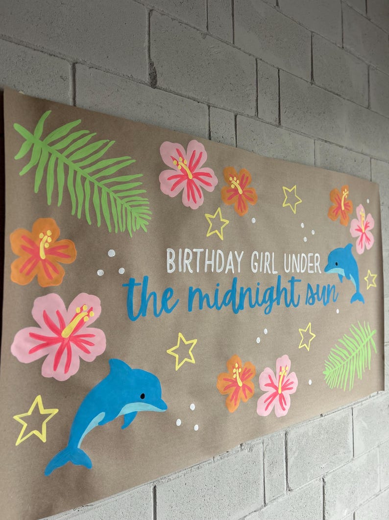 Custom Hand-painted Party Banner | Personalized Celebration Decor ...