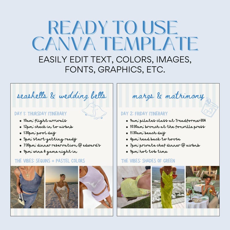 Coastal Bachelorette Itinerary, Last Toast on the Coast Weekend ...