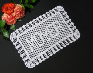 Flower Garden Filet Crochet Pattern - Etsy Canada