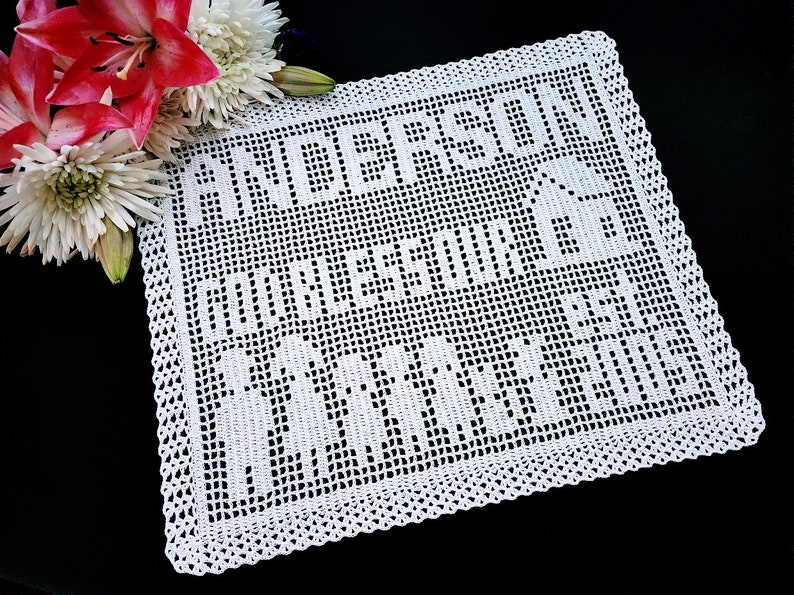 Family Personalized Doily Crochet Pattern Two Designs - Etsy