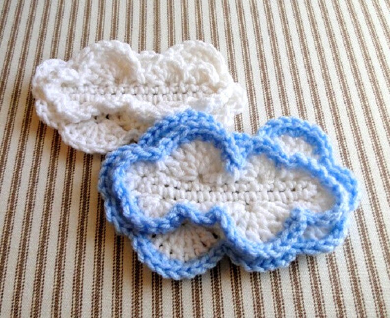Cloud Applique Crochet Pattern Cloud Crochet Pattern - Etsy