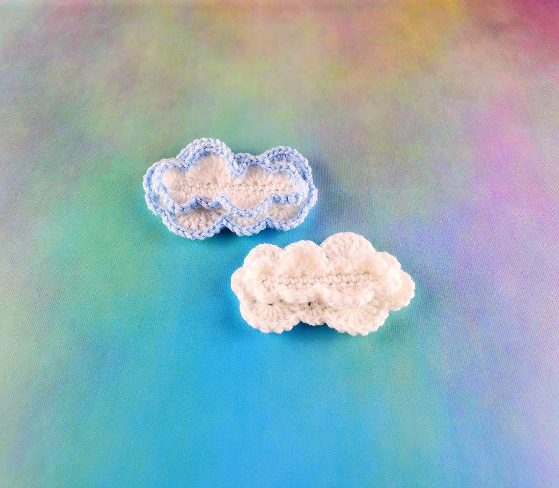 Cloud Applique Crochet Pattern Cloud Crochet Pattern - Etsy