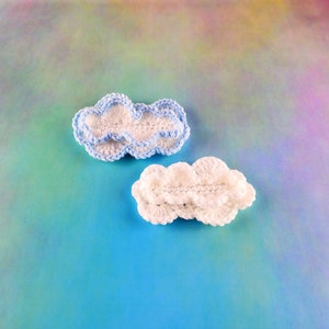 Cloud Applique Crochet Pattern - Cloud Crochet Pattern - Applique Crochet Pattern - Applique ...