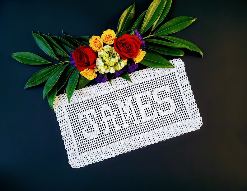 Personalized Name Doily Crochet Pattern Version 2 - Name Doily Crochet ...