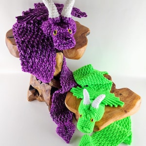 Dragon Scarf Crochet Pattern - Adult and Child Sizes - (PDF Pattern) - Etsy