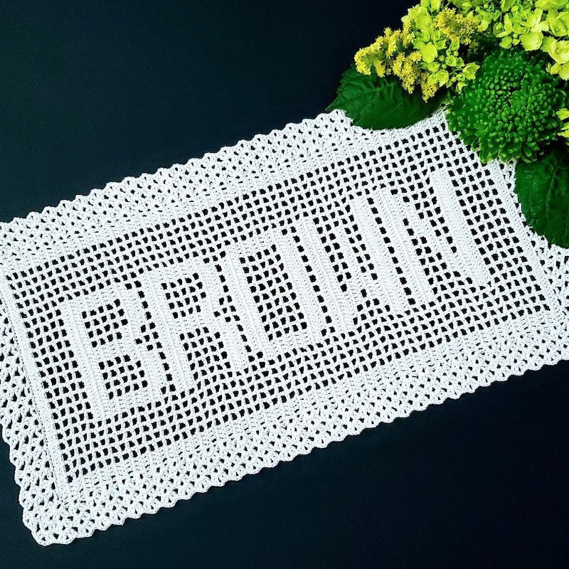 Personalized Doily Crochet - Etsy