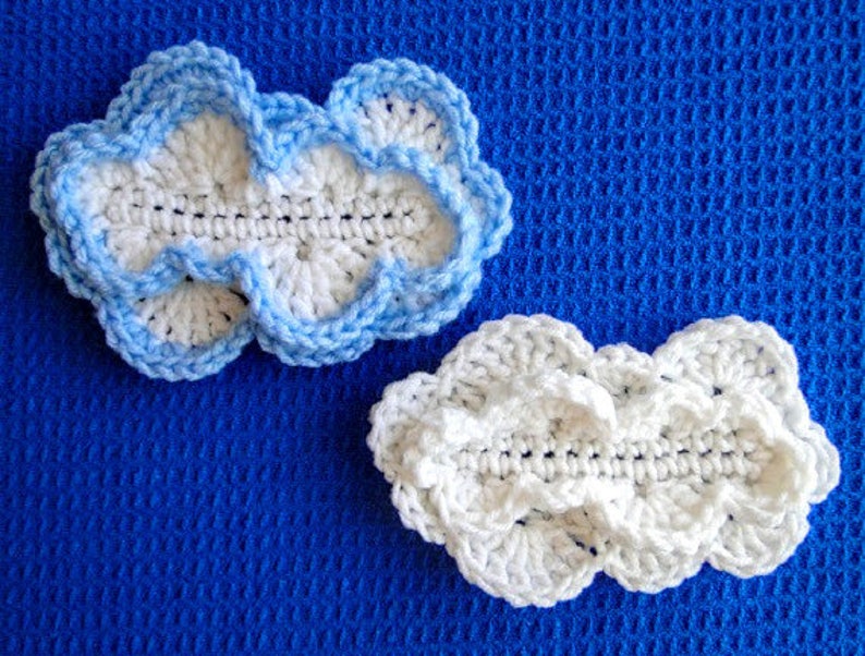 Cloud Applique Crochet Pattern Cloud Crochet Pattern - Etsy