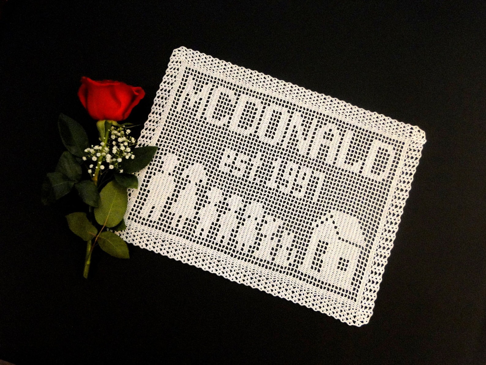 Family Personalized Doily Crochet Pattern Two Designs | Etsy