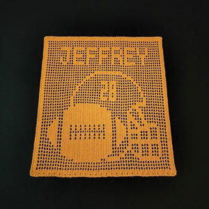 Football Personalized Name Doily Crochet Pattern Football Name Fillet ...