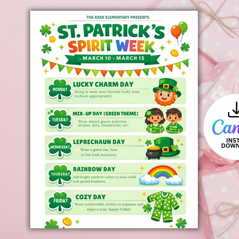 St Patricks Spirit Week - Etsy
