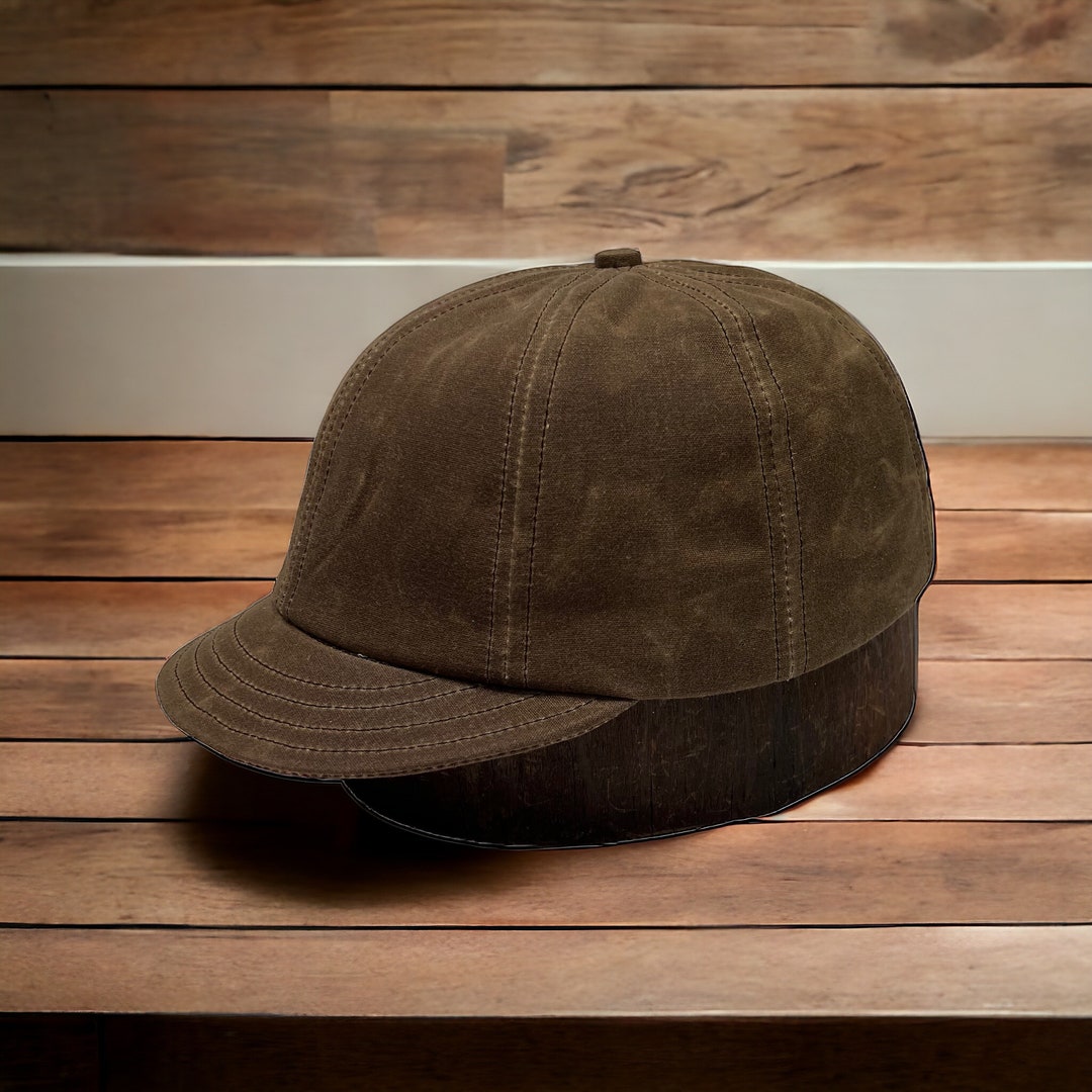 Waxed Cotton 8 Panel Cap Shown With 2” Visor. Other Visor Lengths and ...