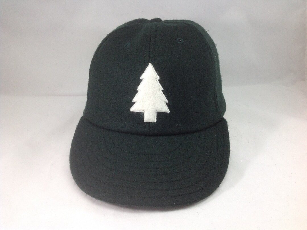 Felt Pine Tree Logo on Wool Flannel Cap. Chose Cap Color and Size at ...