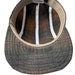 Plaid Woven Waxed Cotton Quint Cap With Front Pocket. Any Size Cap ...