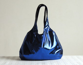 Metallic Green Hobo Tote Bag Spring Fashion New York Tote | Etsy