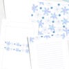 Snow Globe Printable Stationery Village Stationary Festive Letter ...