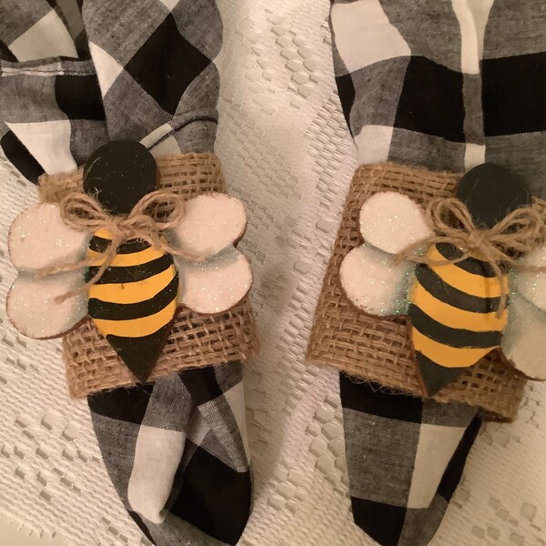 Bee Napkin Ring - Etsy