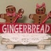 Gingerbread Shelf Sitter Housewarming Hand Painted Ginger Collector ...
