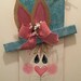 Bunny Door Wall Hanging. Housewarming Gift. Easter Decor - Etsy