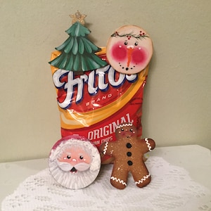 Christmas Holiday Chip Clips Housewarming Set of Four Original Crafts ...