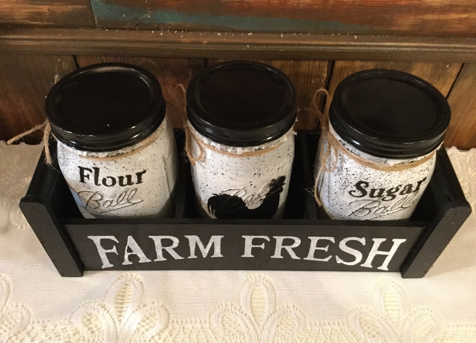 Rooster Farm Style Caddy Housewarming Rooster Decor Farm House - Etsy