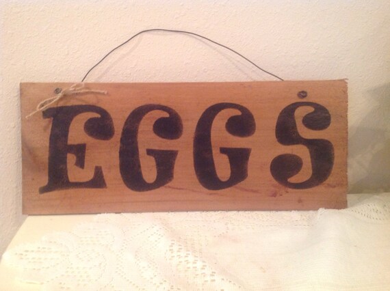 Farm Sign EGGS Wall Hanging..chicken Lover..farm | Etsy