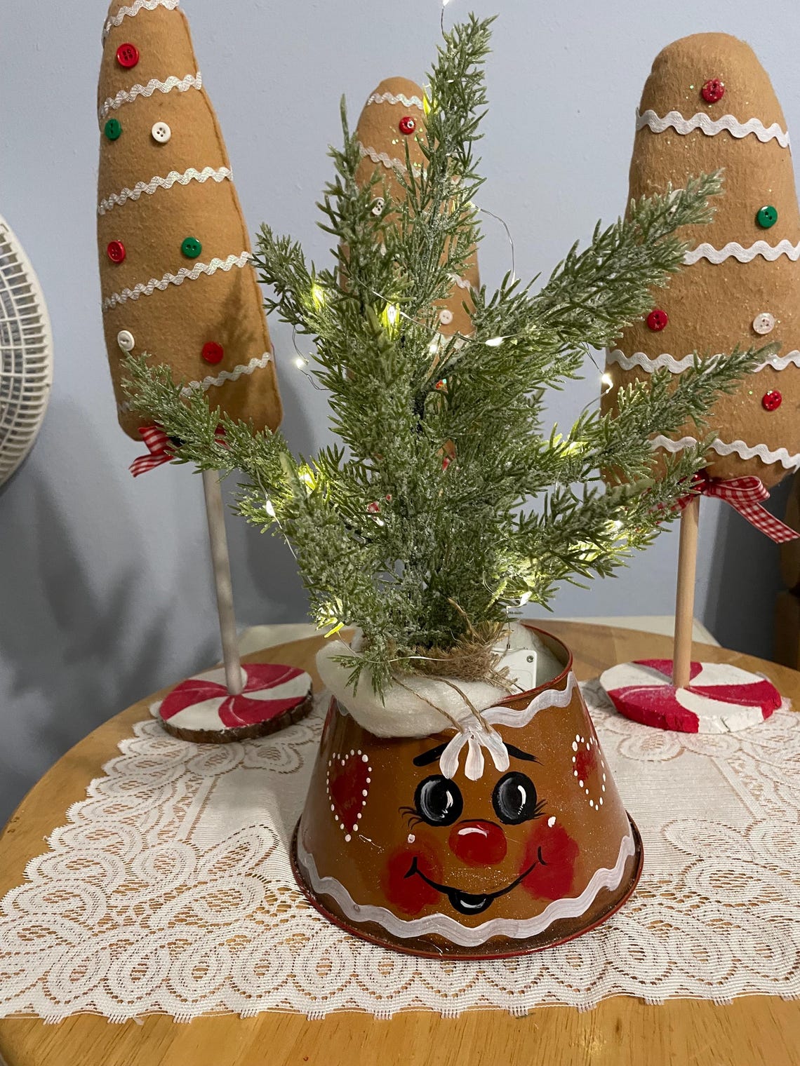 Gingerbread Tree Collar With Tree Gingerbread Tree Collar Ginger ...