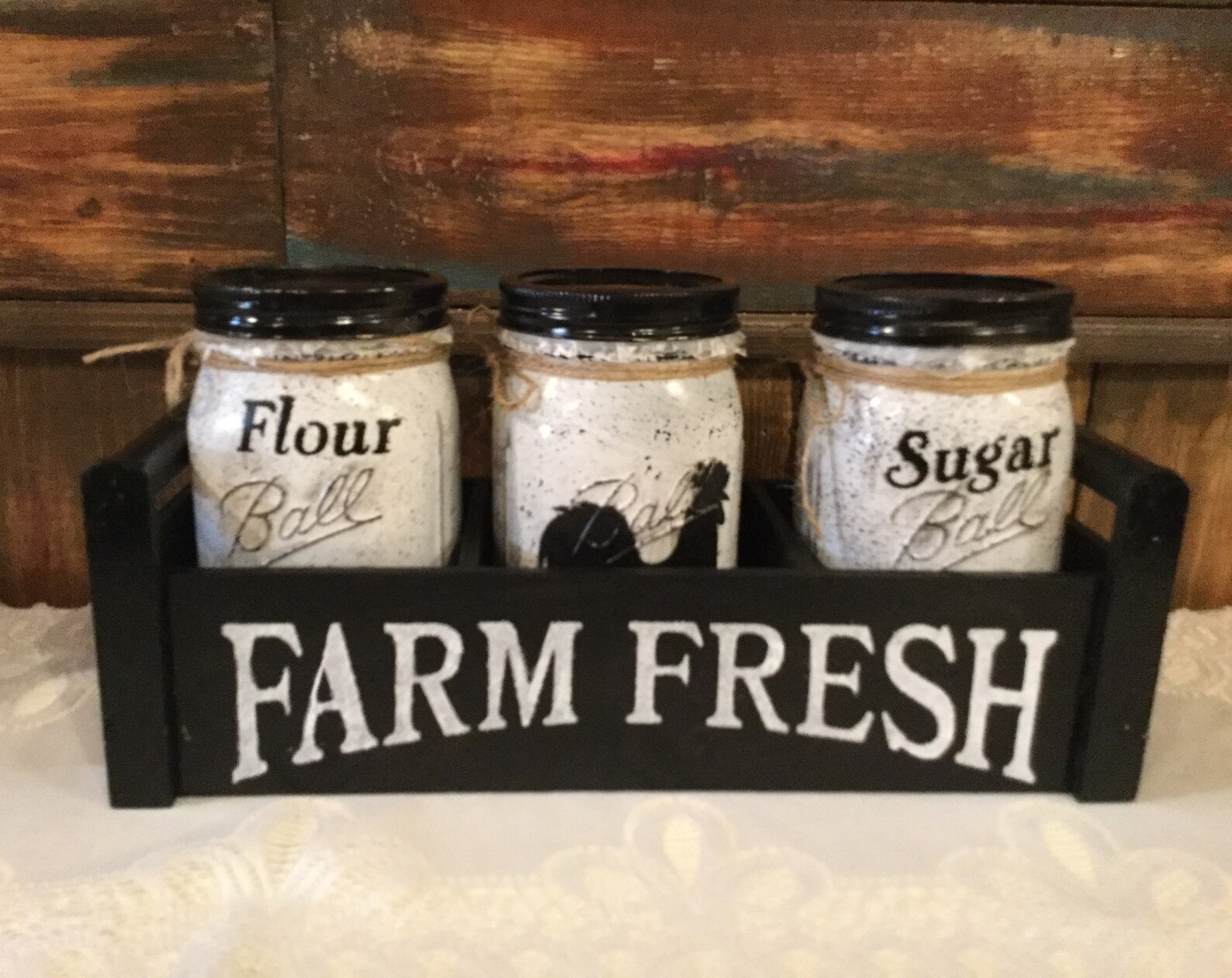 Rooster Farm Style Caddy Housewarming Rooster Decor Farm House | Etsy