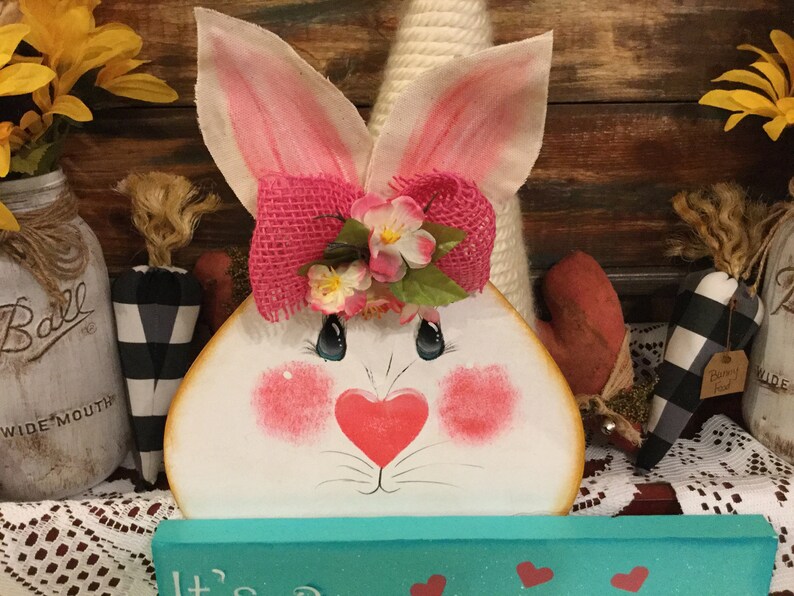Easter Bunny Shelf Setter Sign New Original Housewarming - Etsy
