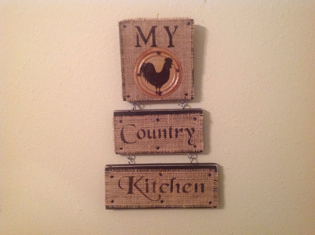 Rooster Kitchen..country Kitchen Sign.kitchen Decor..home Decor ...
