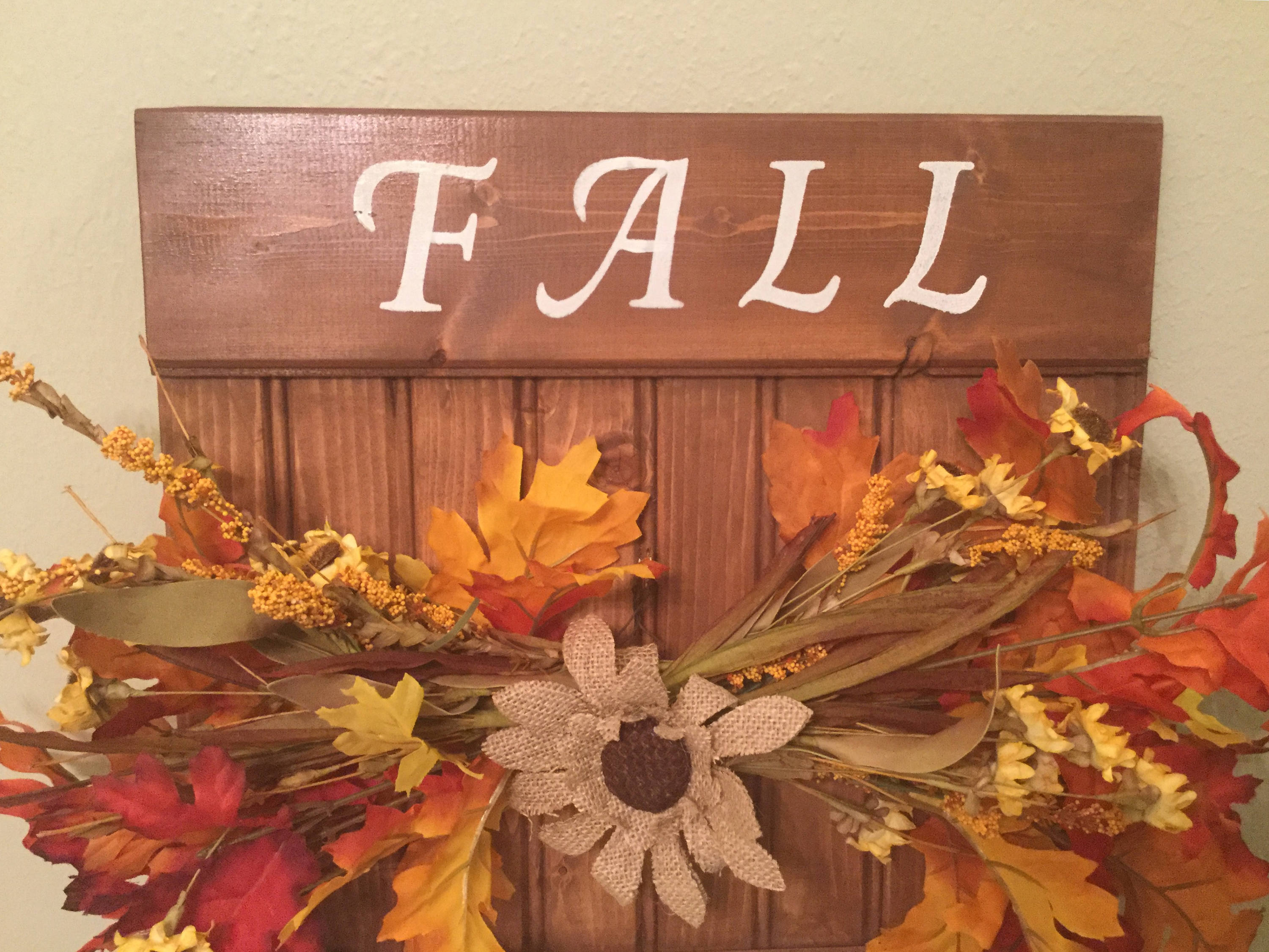 Fall Blessings sign Housewarming Gift Fall Decor Autumn | Etsy